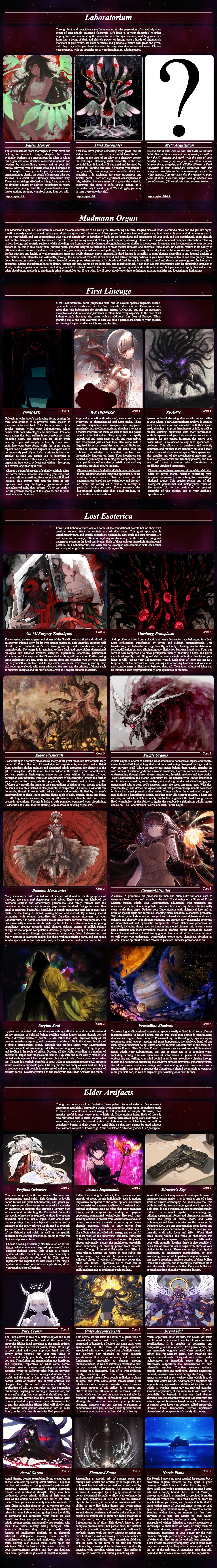 CYOA Long: Laboratorium