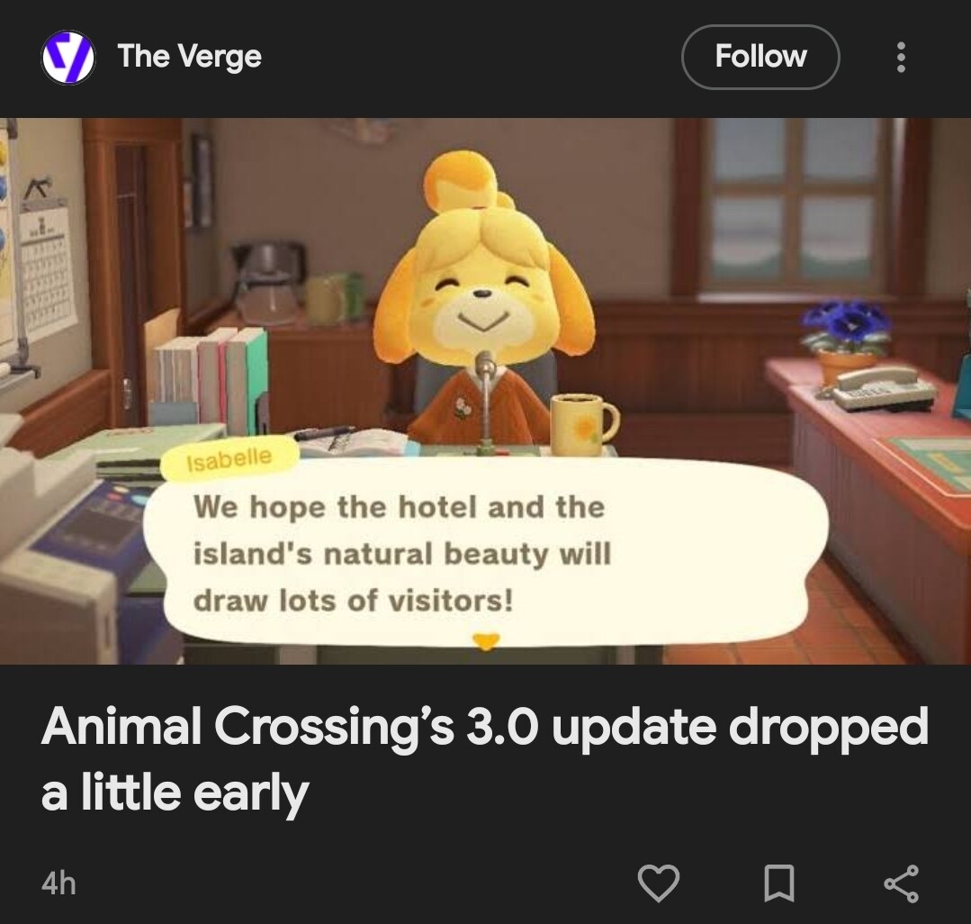 hey the ACNH 3.0 is just like me