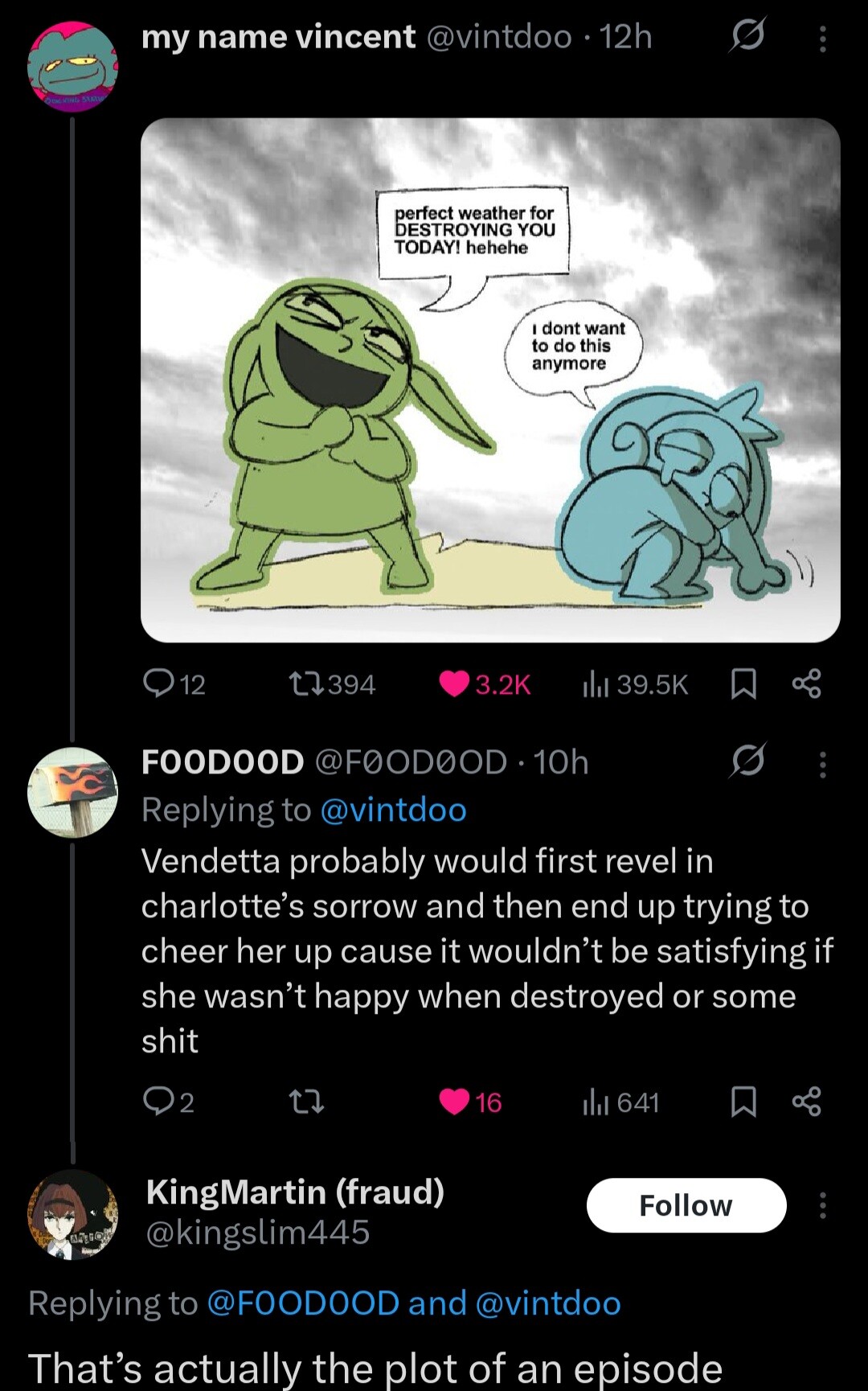 I miss my evil daughter