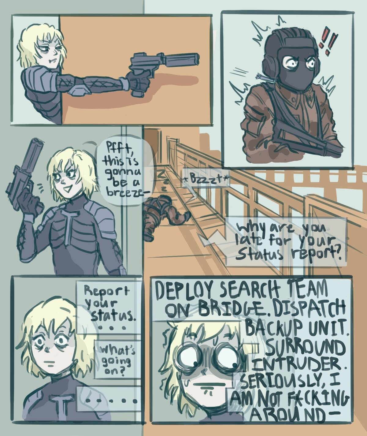 shaky concerned encrusted